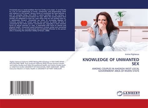 PDF KNOWLEGDE OF UNWANTED SEX