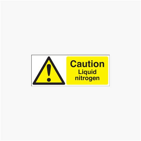 Liquid Nitrogen Signs Hazardous Substance Signs Safety Sign Uk