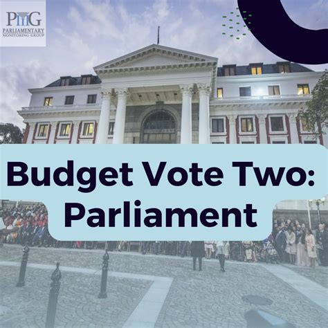Budget Vote 2 Parliament Pmg