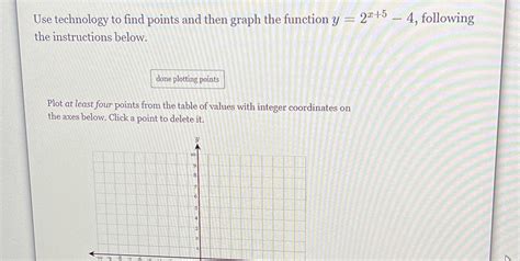 Solved Could You Write 5 Points I Can Plot Use Technology To Find Points Course Hero