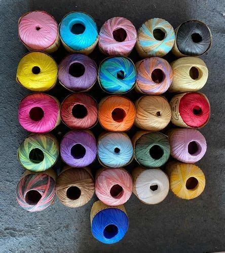 Raffia Paper Ribbon Twine Yarn String Rope For Hand Knitting Crochet