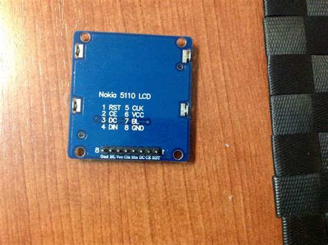 Arduino Nokia 5110 Lcd Temperature Meter With The Ds18b20 Instructables