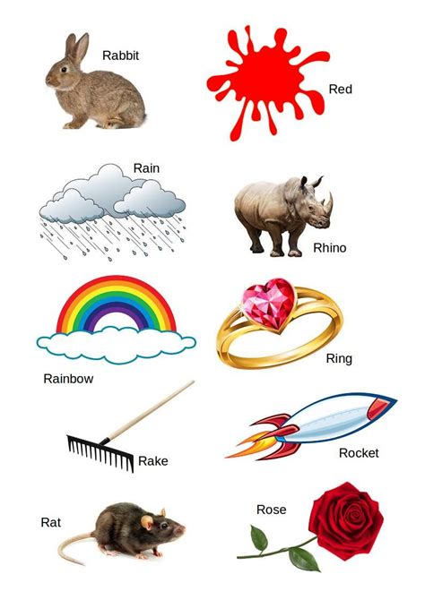 Things Starting With R