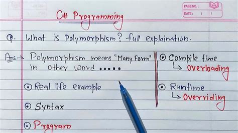 C Polymorphism Compile And Runtime Polymorphism Youtube