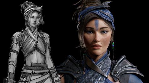 15 Beautiful 3d Game Model Character Designs By Modratchata