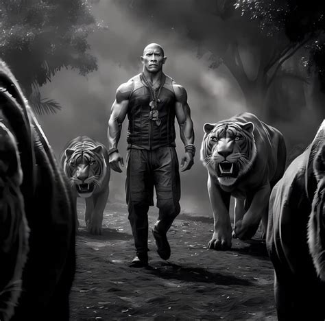 Premium Ai Image Dwayne Johnson