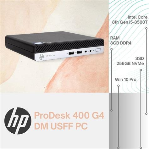 Hp Prodesk G Mini Pc Intel I T Th Gen Gb Ddr Gb Nvme Windows In Uk