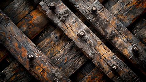 Weathered Wooden Beams Intersecting Stock Illustration Illustration Of Wooden Brown 325380940