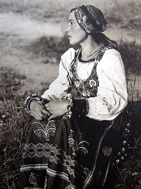 A girl from the village of Jarabina/Oryabina, near Stara Lubovna, in ...