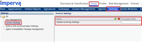 Audit Archive Settings Imperva Cyber Community