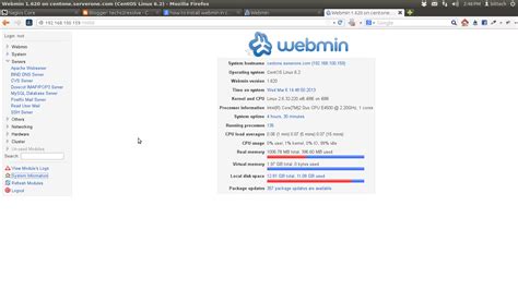 Centos Install Webmin Nipoddon