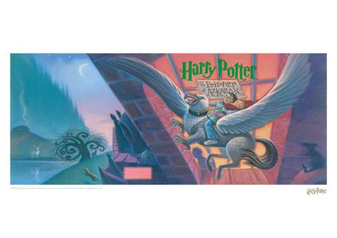 Harry Potter Prisoner Of Azkaban Book Cover Artwork Images At Mighty
