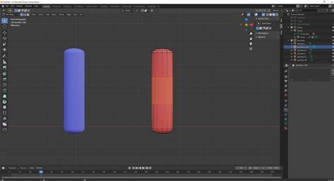 Modeling Why A New Merged Mesh Is Created When Adding Multiple Loop Cuts Blender Stack
