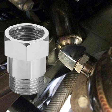 2pcs O2 Sensor Spacer Threaded Universal M18 X 1 5 Car Engine Light Oxygen Sensor Extender