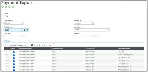 Exporting Payments In Sage X3 Sage X3 Tips Tricks And Components