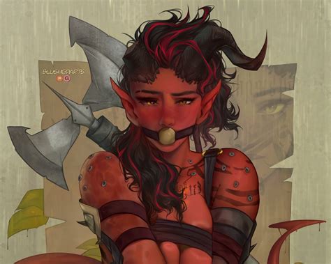 Karlach Dungeons Dragons And More Drawn By Blushed Arts Danbooru