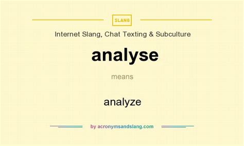 What Does Analyse Mean Definition Of Analyse Analyse Stands For Analyze By