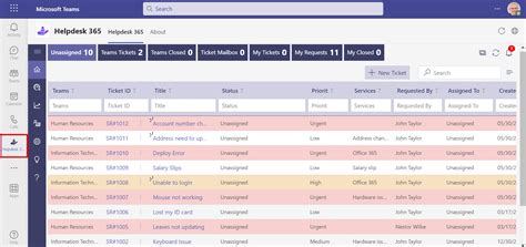 Helpdesk 365 Microsoft Teams