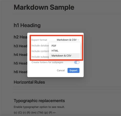 Notion Markdown Comprehensive Guide