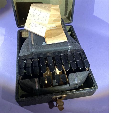 At Auction Vintage 1930s Stenograph Machine With Case Stenotype Co