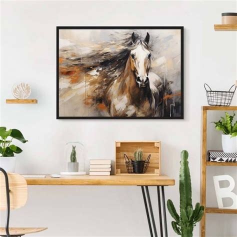 Красотата на коня Картина портрет Красива фото визия с коне сред природата Artbox Bg