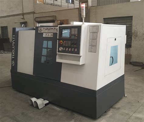 Gray Cnc Lathe Machine At Best Price In Rajkot Tirupati Cnc Products