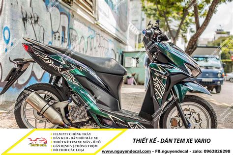 Tem Xe Vario Nguy N Decal Chuy N D N Keo Xe Design Tem Xe Decal Tem Xe Nguy N Decal