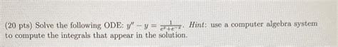 Solved To Compute The Integrals That Appear In The Solution Chegg