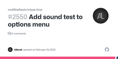 Add Sound Test To Options Menu Issue 2550 Multitheftauto Mtasa