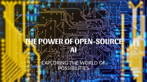 Open Source Generative Ai A World Of Possibilities