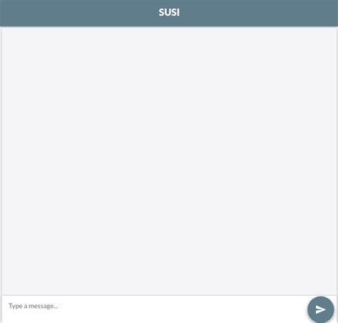 Adding Send Button In Susiai Webchat