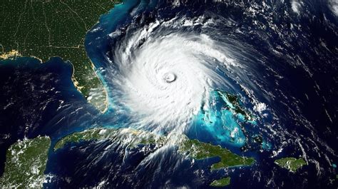 Hurricane Ians Fury A Satellite View Of The Devastating Storm Premium