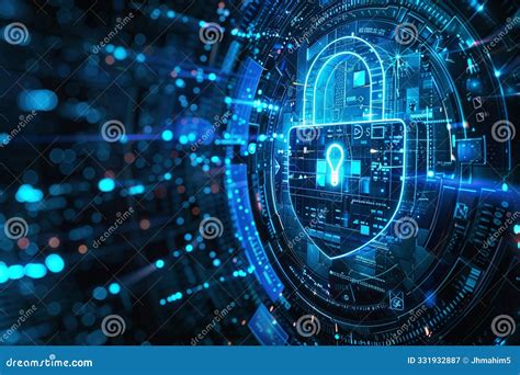 Cyber Security Digital Lock And Key Stock Illustration Illustration Of Authentication Access