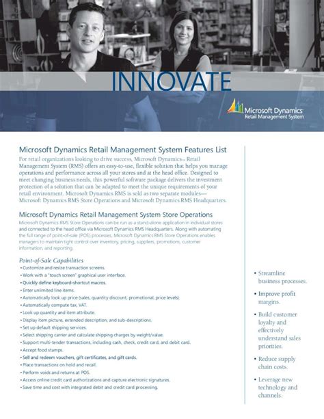 Pdf Microsoft Dynamics Retail Management System Features List