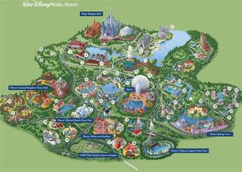 Walt Disney World Resort Map