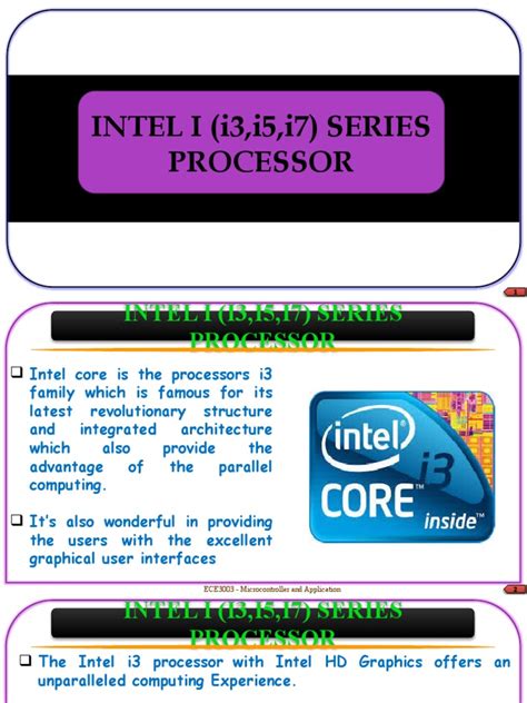 Intel I3 Pdf Intel Computer Related Introductions