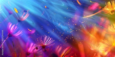 The Spread Of Pollen During Hay Fever Season A Visual Representation Concept Pollen Allergies