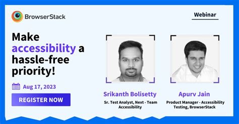 Browserstack On Linkedin Webinar Browserstack Accessibility Testing