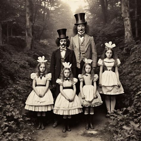 Victorians In Wonderland Stable Diffusion Online