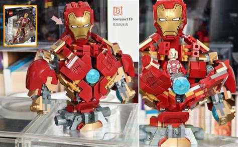 Lego Moc 215671 Making A Openable Ironman Statue By Barryxu119
