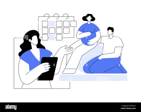 Labor Preparation Classes Abstract Concept Vector Illustration Stock