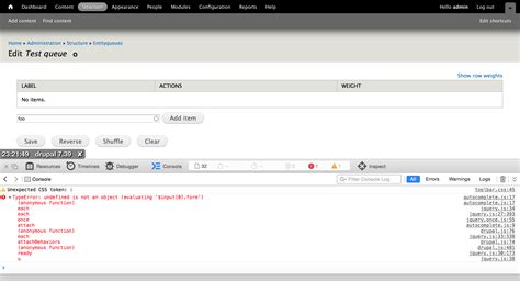 Add Item Autocomplete Not Working After Update To Drupal 739 2554857
