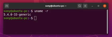 How To Check Ubuntu Linux Kernel Version