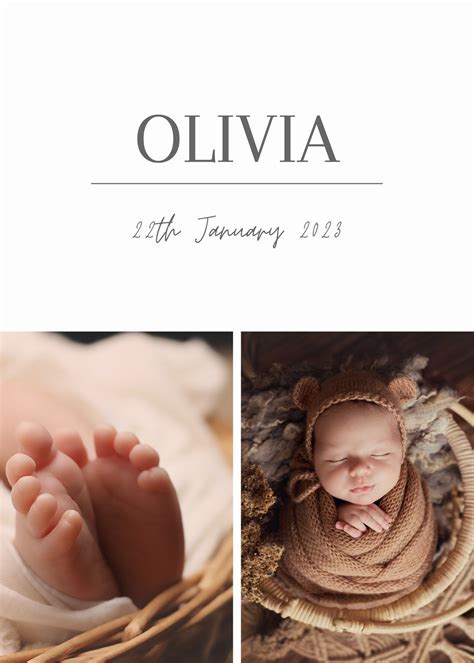 Free Birth Announcement Templates For Word
