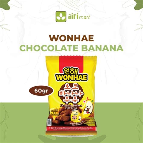 Jual Wonhae Banana Chocolate Snack Shopee Indonesia