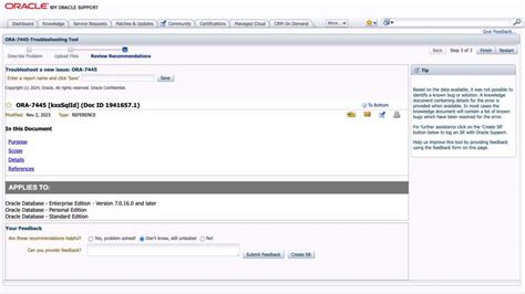 Ora 07445 Exception Encountered Core Dump 3 Steps To Resolve