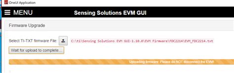 Fdc2214evm Firmware Updates Endlessly Sensors Forum Sensors Ti E2e Support Forums