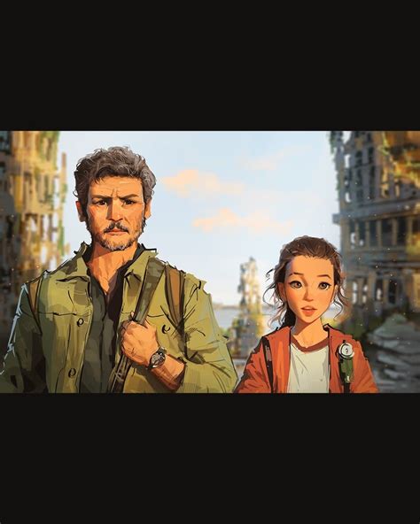 Ellie And Joel The Last Of Us Drawn By Samyang Danbooru