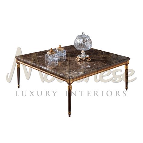 Classic Marble Coffee Table Modenese Luxury Furniture