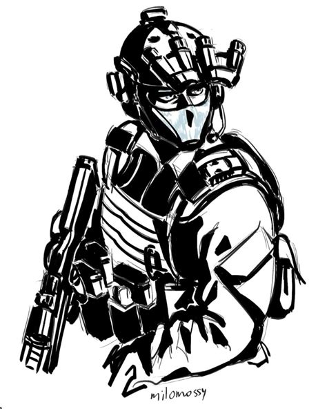 Keegan Ghost Mw2 Drawing Keegan Fanart Cod Drawings